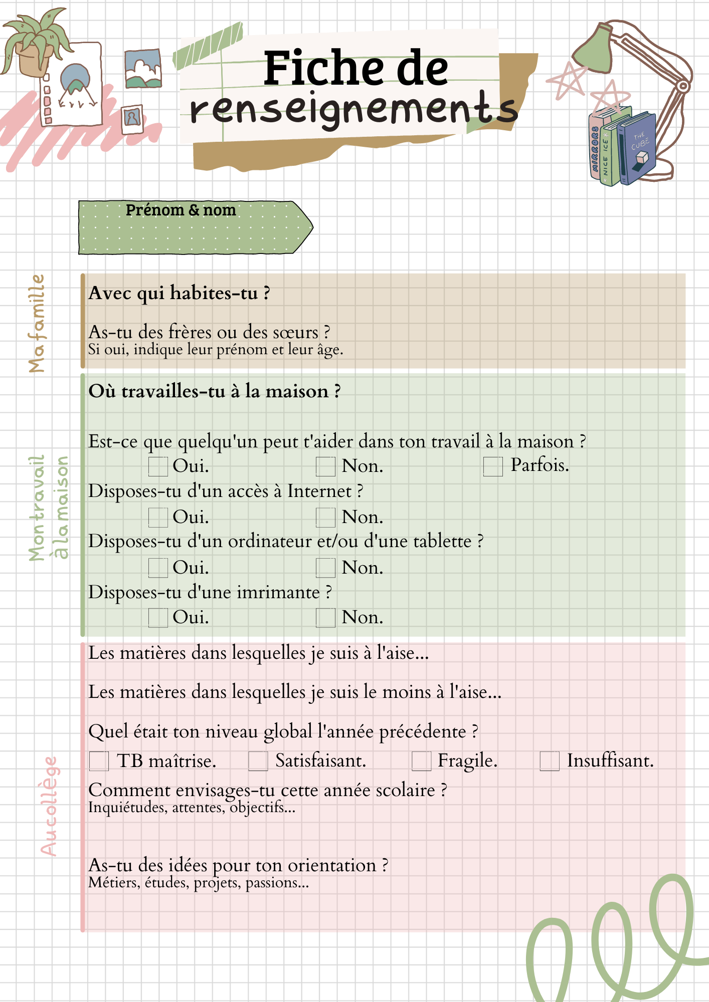 Le cahier du professeur principal 2023 / 2024 – Flaubert and Co.