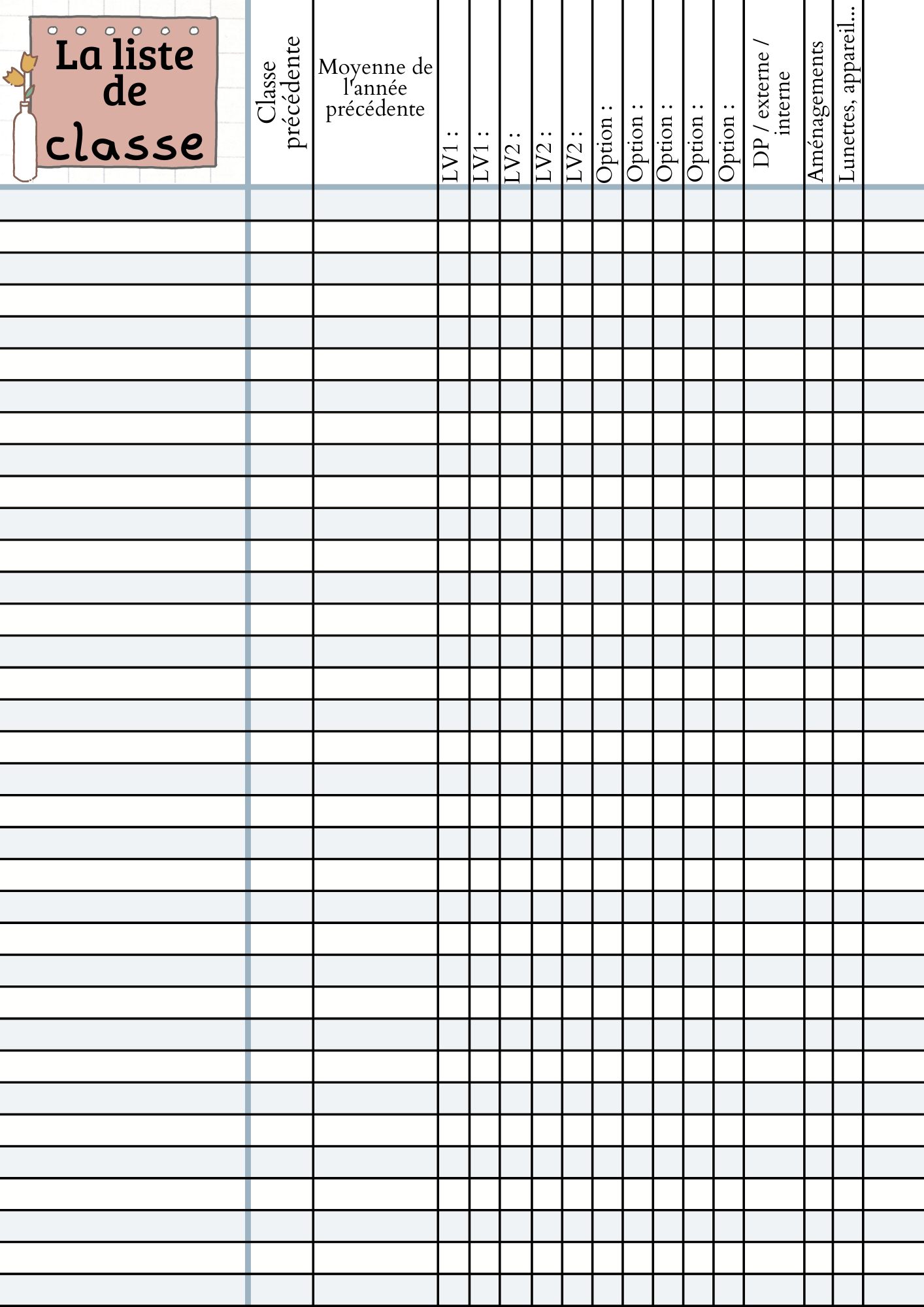 Le cahier du professeur principal 2023 / 2024 – Flaubert and Co.