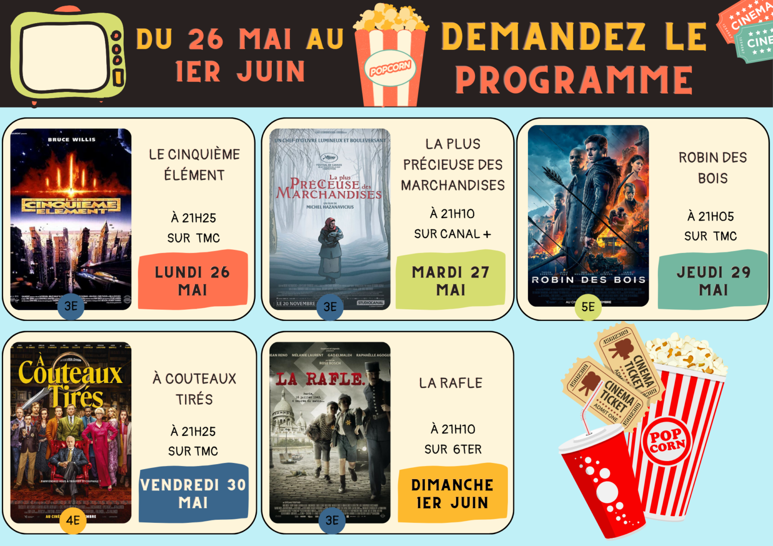 Le programme TV de la semaine ! – Flaubert and Co.