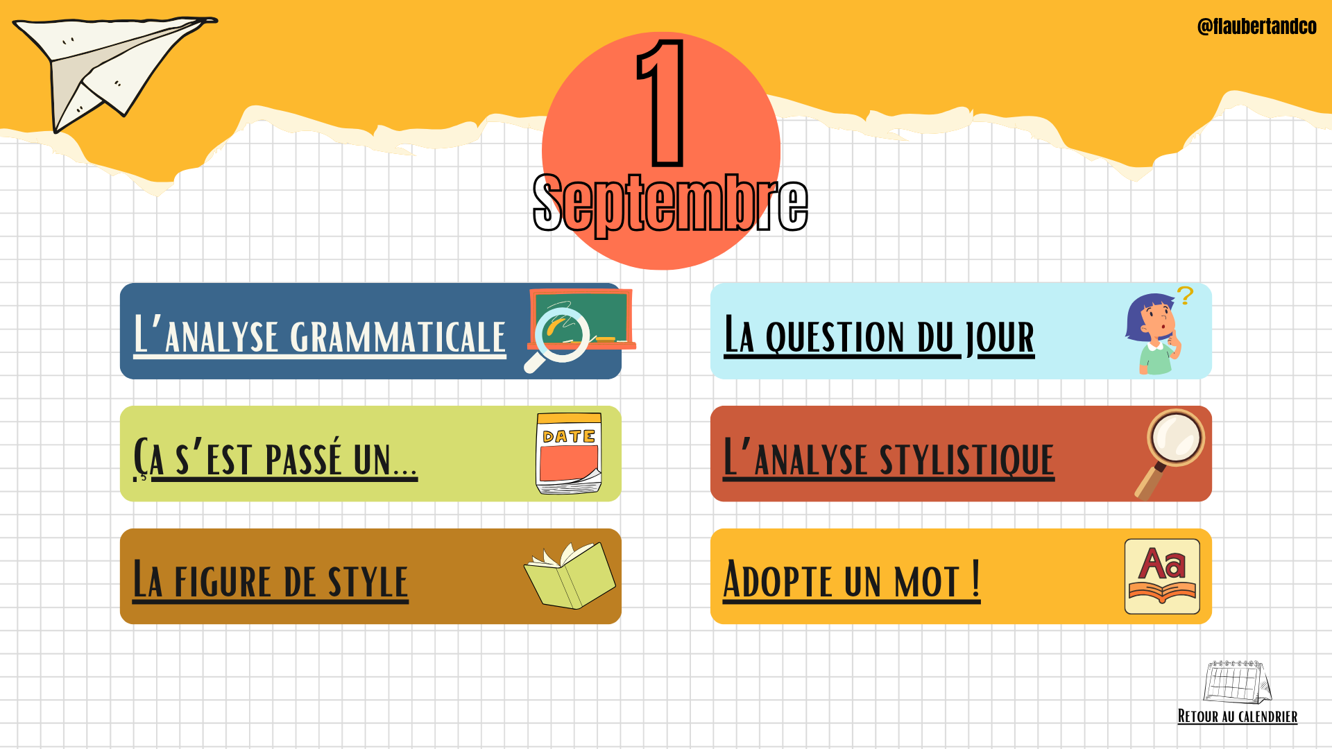 Le calendrier des rituels ! – Flaubert and Co.